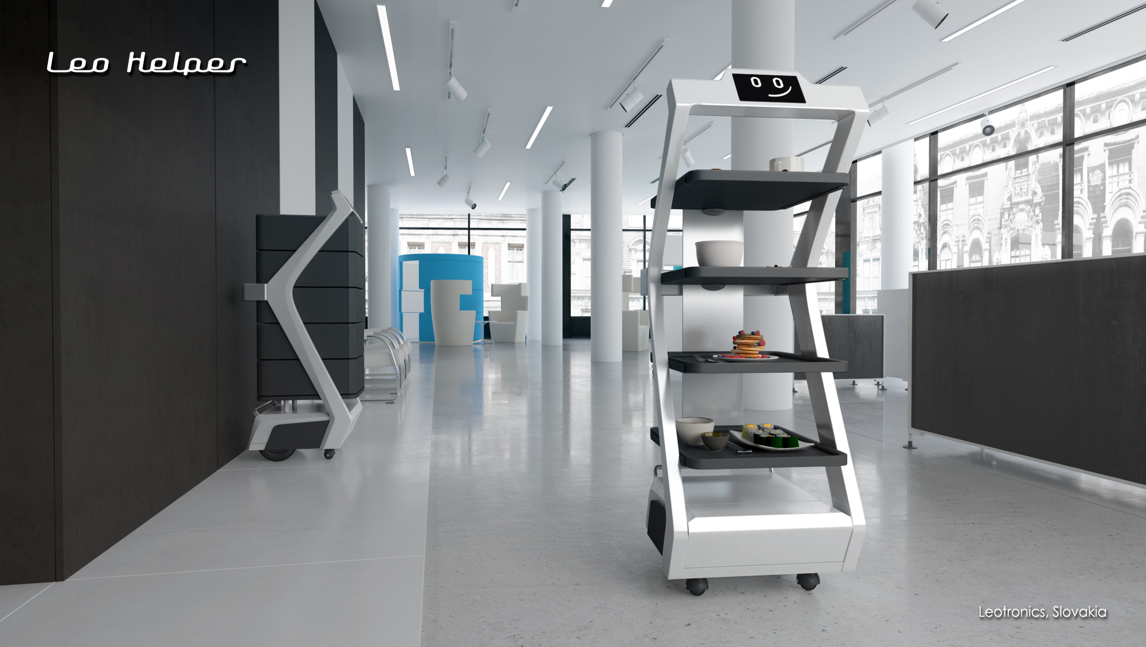 Service robots Leohelper - LeoTronics Robotics