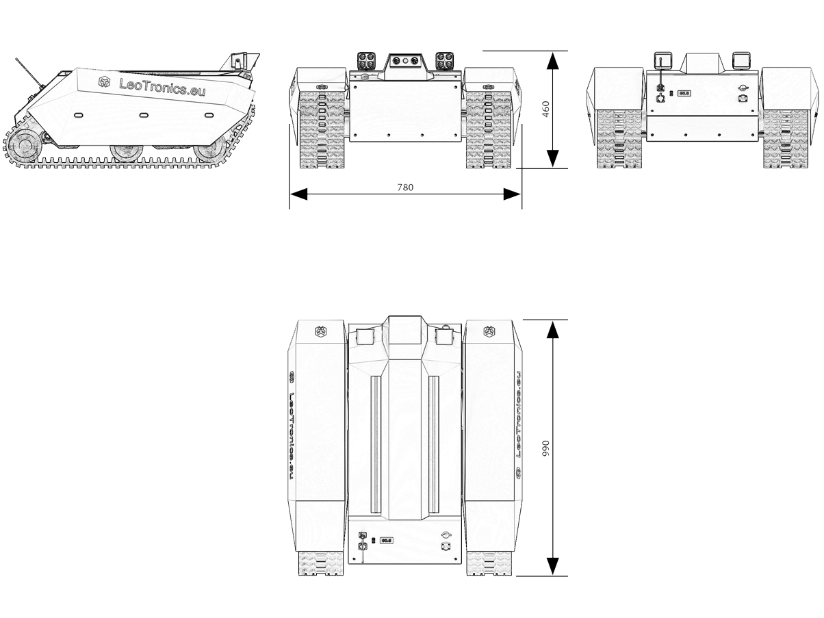 Trackreitar Universal platform - LeoTronics Robotics